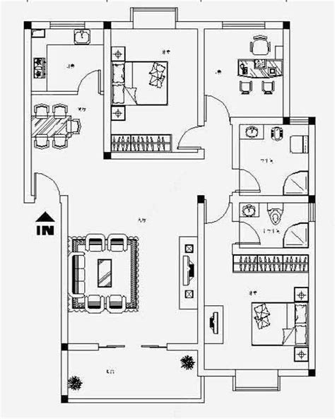 现代房屋平面设计图png免抠素材 新图网 平面设计图 房屋平面图 房屋设计图 室内设计 室内平面图 室内