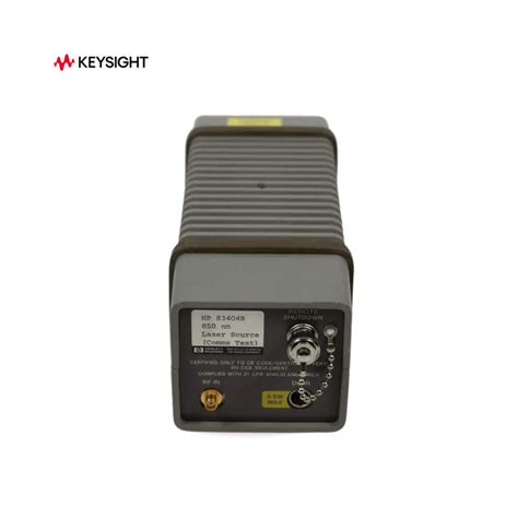 Keysight 83404b Lightwave Source Module Buy New And Used Test