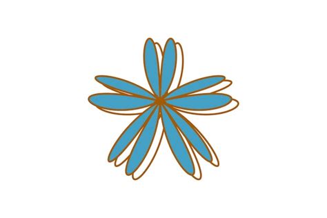 Premium Vector Flower Basic Graphic Sticker Design