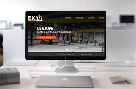 Nouveau site internet pour une année exceptionnelle EX M Levage