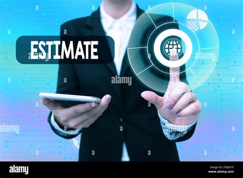 Conceptual Display Estimate Business Approach Calculate Or Assess Approximately The Value