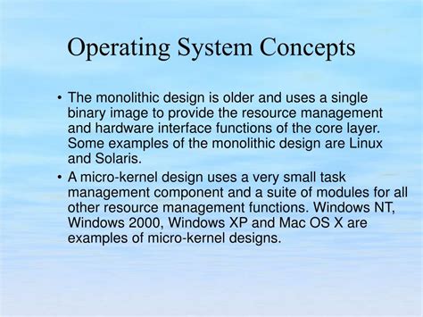 PPT Operating System Concepts Terminology And History PowerPoint Presentation ID 22586