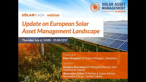 Solarplaza Webinar Update On European Solar Asset Management Landscape
