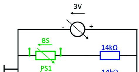 Schematic Of The Circuit For Evaluating The Sensors With Three 14 KΩ