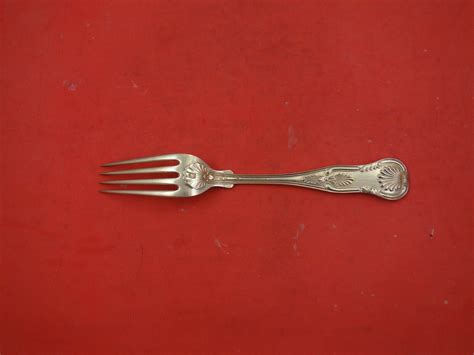 Kings By Bailey And Co Sterling Silver Dinner Fork Coin 7 3 4 Antique