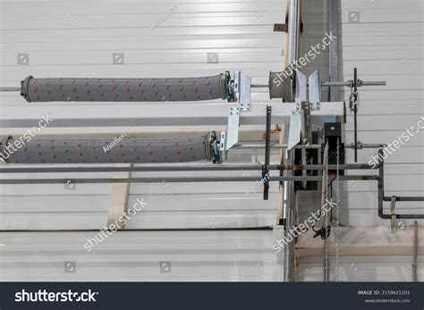 Roller Shutter Mechanism Industrial Workshop Roller Stock Photo 2159621201 Shutterstock