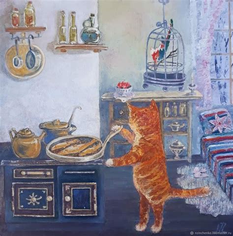 Пин от пользователя Эми на доске Открытки Картины Краска Кошачьи картины