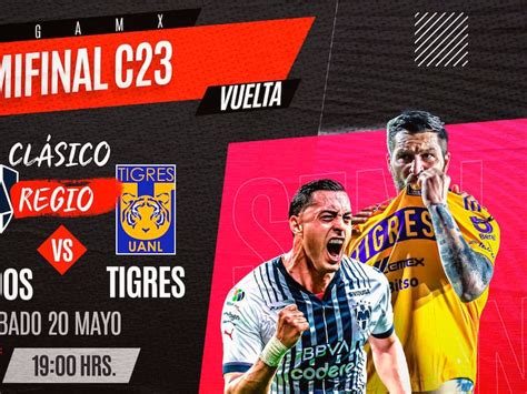 Monterrey Vs Tigres EN VIVO Donde Ver Semifinal Vuelta Liga MX