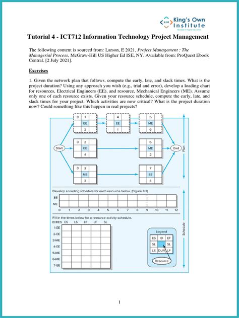Ict712 Tutorial 4 Answers Pdf Computing