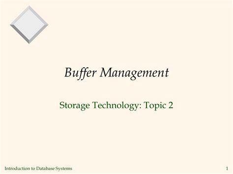 Ppt Buffer Management Powerpoint Presentation Free Download Id4774291
