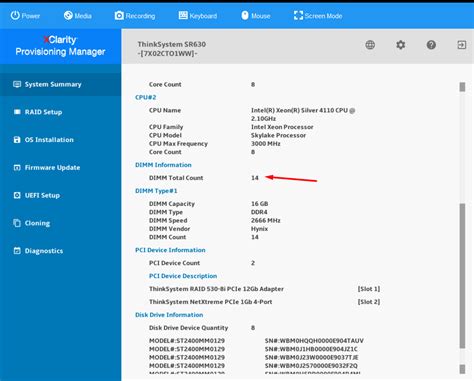 Sr630 Does Not Detect All Ram Installed 256gb Detected 224gb English