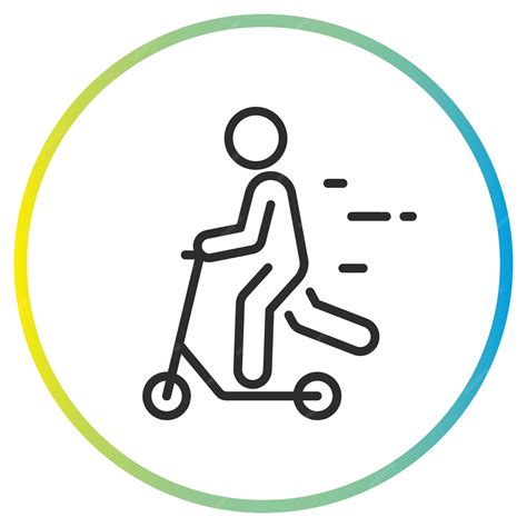 Premium Vector Electric Scooter Icon
