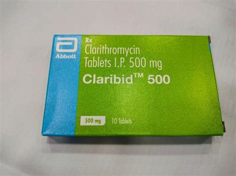 500mg Claribid Clarithromycin Tablets At ₹ 44618box Clarithromycin