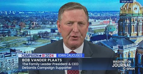 Washington Journal Bob Vander Plaats On Ron Desantis And Iowa Caucuses