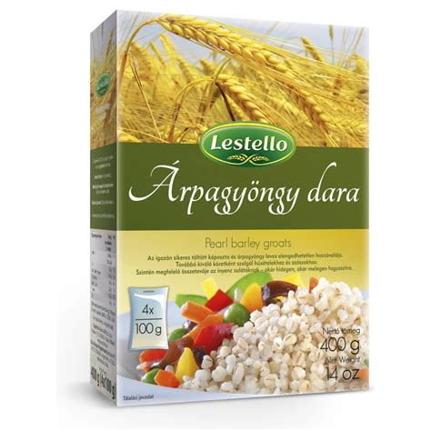 Lestello Lestello árpagyöngy Dara 4x100g 400 G Iponhu