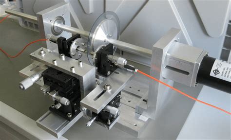 Picture Of The Optical Fiber Encoder Test Setup Download Scientific Diagram