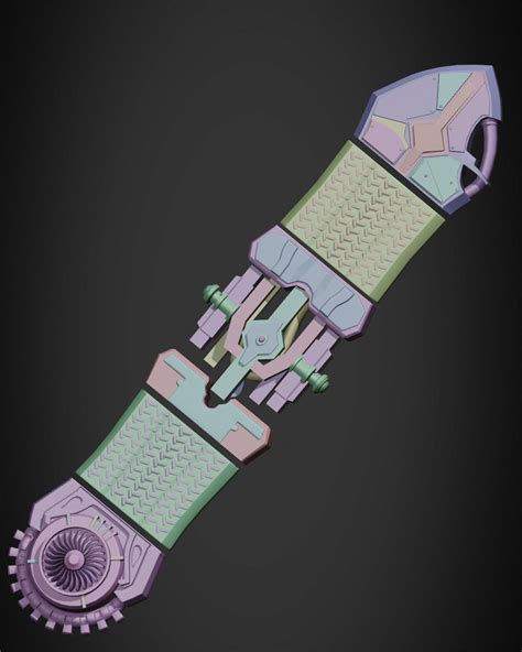 Arcane Ekko Hoverboard For Cosplay 3d Model 3d Printable Cgtrader