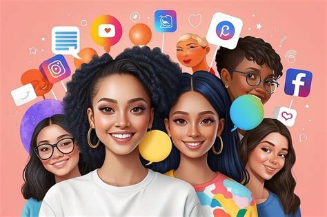 Campañas Inclusivas En Las Redes Sociales Foto Premium