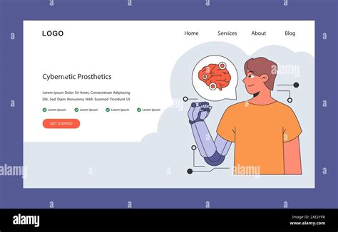 cybernetic prosthetics concept integrating advanced robotics into