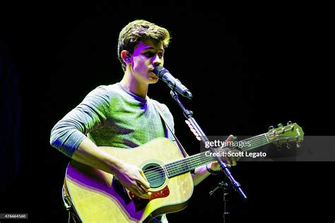 Shawn Mendes Performs During The 1989 Tour At Ford Field On May 30
