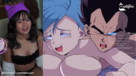 Hot Dragonball Hentai Reaction Cute Asian Streamer Exotiqfox Solo Gooner Girl Masturbation