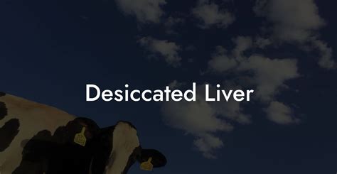 Grass Beef Liver Powders
