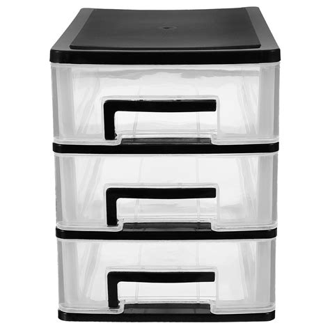 Arborister 3 Drawer Desktop Storage Organizer Deep Drawer Organizer