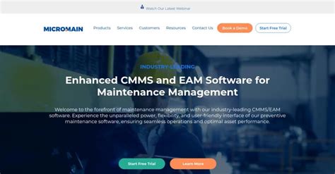 Micromain Review Optimize Maintenance And Cut Costs By Over 50 Easily