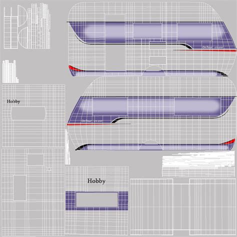 Hobby Caravan Ontour 3d Model 89 3ds C4d Fbx Ma Obj Max