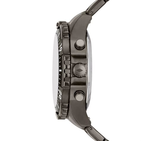 Reloj Garrett Analógico Digital De Acero Inoxidable Fossil