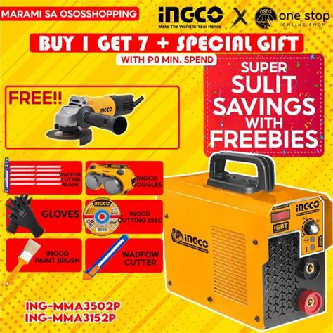 Ingco Inverter Welding Machine 315a 350a W Angle Grinder And Freebies