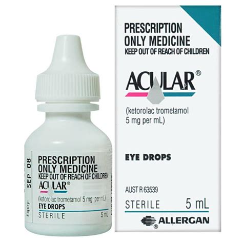 Buy Acular Eye Drops 5ml Ketorolac Online At Chemist Warehouse®