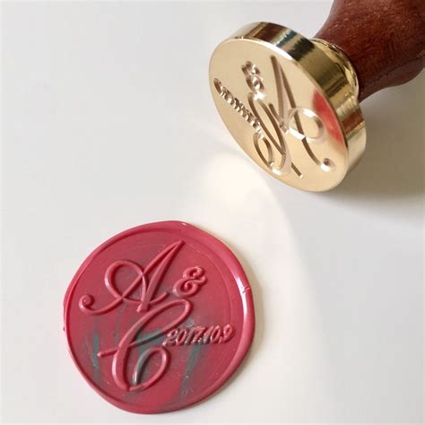 Custom Wax Seal Stamp Wedding