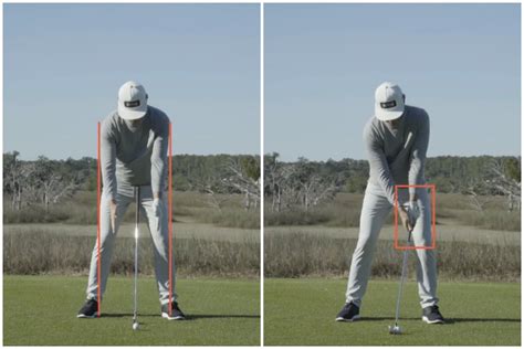 Golf Swing Irons Hit Down