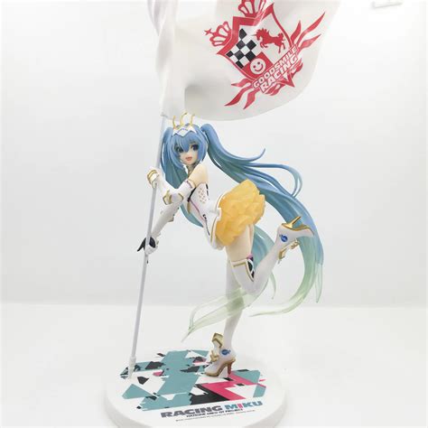New Arrival Japan Anime Action Figure VOCALOID Hatsune Miku Racing Miku
