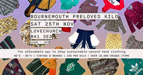 Bournemouth Preloved Vintage Kilo Lovechurch St Swithuns