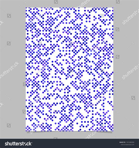 Blue Abstract Dot Pattern Brochure Background Stock Vector Royalty Free 1181989300 Shutterstock