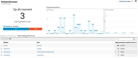 Realtime Google Analytics Tutorial Live Statistieken Met Realtime