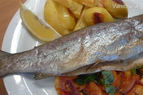Pečený pstruh na zelenine fotorecept recept Varecha sk