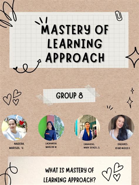 mastery learning approach pdf