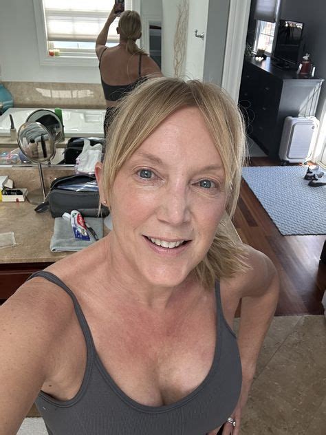 Middle Age Woman Selfie