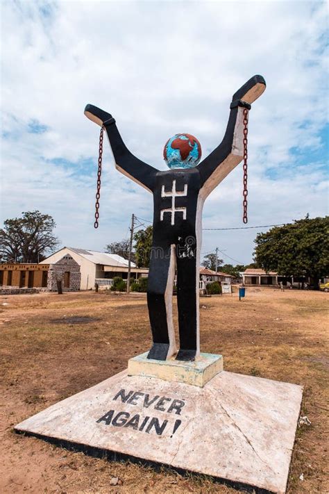 West Africa Gambia A Monument Commemorating The Abolition Of Slavery