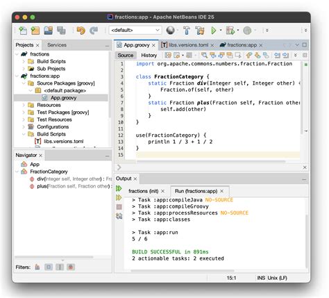The Apache Groovy Programming Language Blogs Using Apache Netbeans
