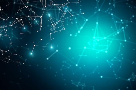 Premium Photo Glowing Polygonal Texture