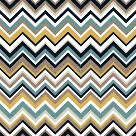 Seamless Zigzag Dots Wallpaper Pattern Stock Vector Illustration Of Black Chevron 52277229
