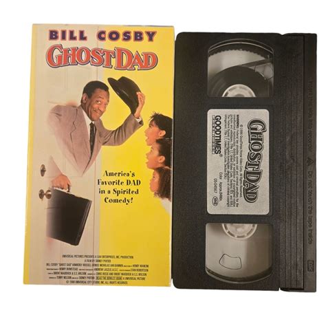 Ghost Dad Vhs 1990 Bill Cosby Comedy Film Sidney Poitier Vintage Movie Etsy