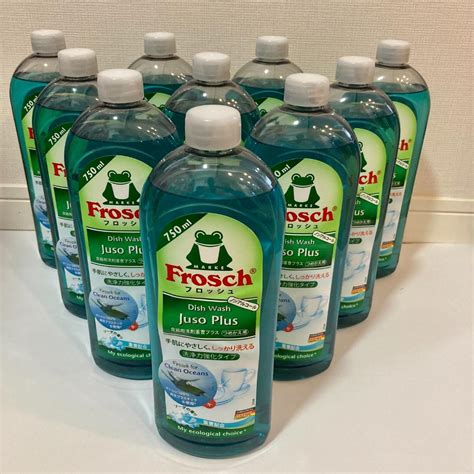 フロッシュ 食器用洗剤 重曹プラス 洗浄力強化タイプ 詰替 750ml×10本 メルカリ