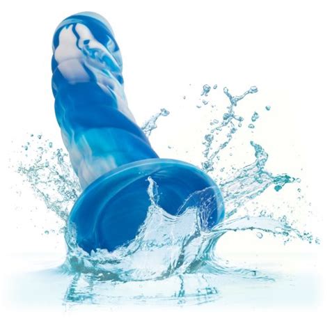 Twisted Love Twisted Ribbed Probe Blue Sex Toys And Adult Novelties