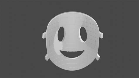 Файл STL Высотное вторжение вдохновленная 3D модель - маска улыбки・3D ...