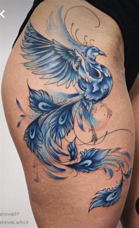 Pin By Trandeaw On การออกแบบรอยสัก Watercolor Phoenix Tattoo Phoenix